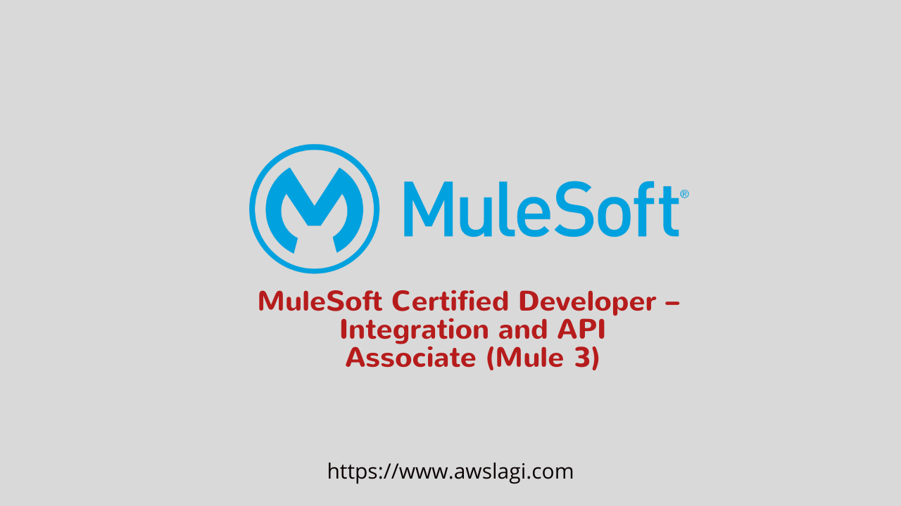 Mulesoft Certified Developer Integration And Api Associate Mule 3 Actual Exam